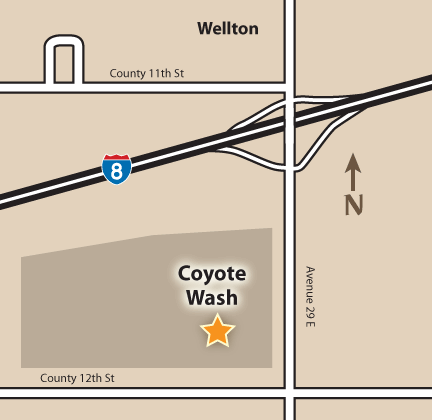 Coyote Wash Driving Directions